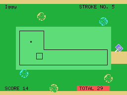 Screenshot of Mini Golf (Spectravideo, 1984) - MobyGames
