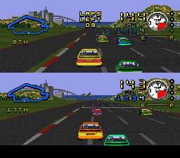 Screenshot of ESPN Speed World (SNES, 1994) - MobyGames
