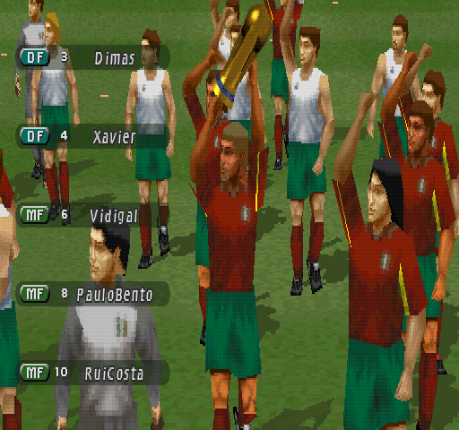 Screenshot of Pro Evolution Soccer (PlayStation, 2001) - MobyGames