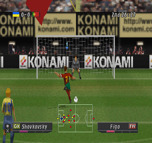 Screenshot of Pro Evolution Soccer (PlayStation, 2001) - MobyGames
