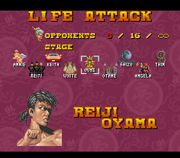 Screenshot of Power Instinct (SNES, 1993) - MobyGames