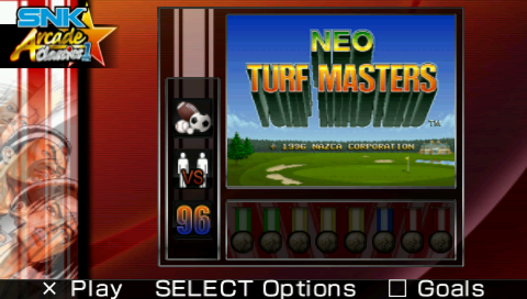 Screenshot of SNK Arcade Classics Vol. 1 (PSP, 2008) - MobyGames