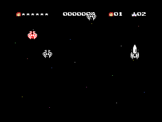Screenshot of Gall Force: Defence of Chaos (MSX, 1986) - MobyGames