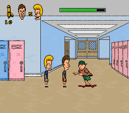 Screenshot of MTV's Beavis and Butt-Head (SNES, 1994) - MobyGames