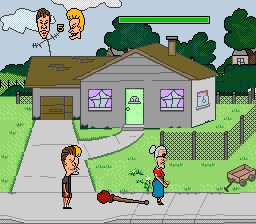 Screenshot of MTV's Beavis and Butt-Head (SNES, 1994) - MobyGames
