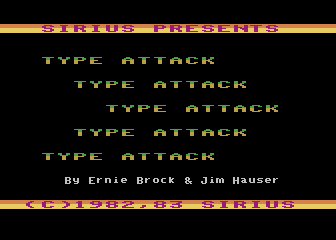 Type Attack screenshots - MobyGames