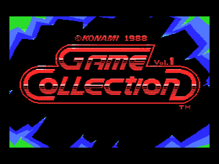 Screenshot of Konami Game Collection Vol. 1 (MSX, 1988) - MobyGames