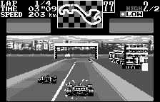 Screenshot of Final Lap 2000 (WonderSwan, 2000) - MobyGames