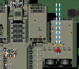 Screenshot of Raiden (SNES, 1990) - MobyGames