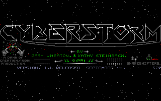 Cyberstorm (1991) - MobyGames