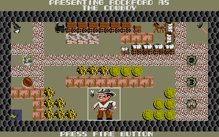 Screenshot of Rockford: The Arcade Game (Atari ST, 1987) - MobyGames