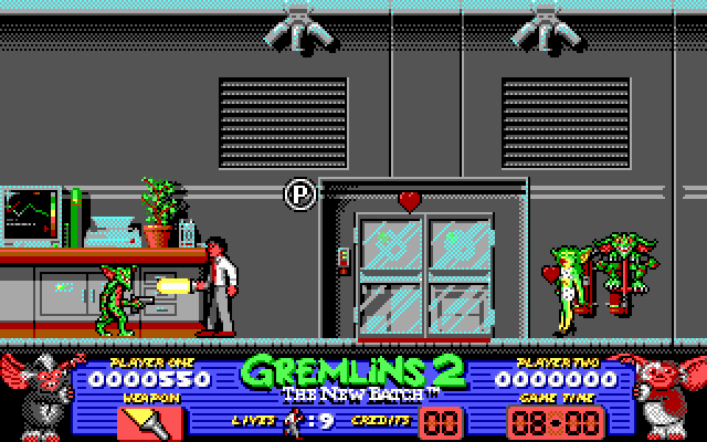 Screenshot of Gremlins 2: The New Batch (DOS, 1990) - MobyGames