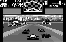 Screenshot of Final Lap 2000 (WonderSwan, 2000) - MobyGames