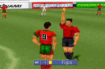 Screenshot of Goal Storm '97 (PlayStation, 1997) - MobyGames