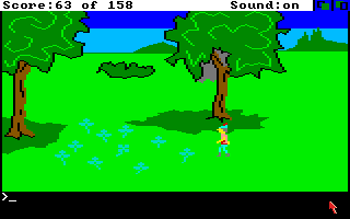 Screenshot of King's Quest (Amiga, 1984) - MobyGames