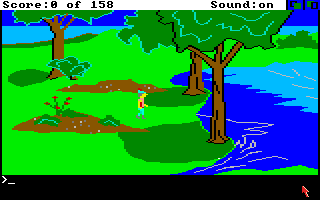 Screenshot of King's Quest (Amiga, 1984) - MobyGames