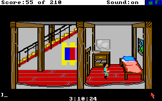 Screenshot of King's Quest III: To Heir is Human (Amiga, 1986) - MobyGames
