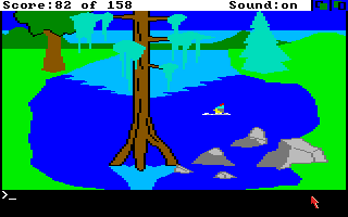 Screenshot of King's Quest (Amiga, 1984) - MobyGames