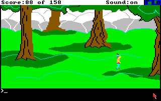 Screenshot of King's Quest (Amiga, 1984) - MobyGames