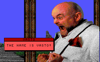 Screenshot of David Wolf: Secret Agent (DOS, 1989) - MobyGames