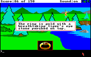Screenshot of King's Quest (Amiga, 1984) - MobyGames