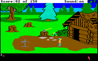 Screenshot of King's Quest (Amiga, 1984) - MobyGames
