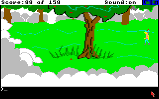 Screenshot of King's Quest (Amiga, 1984) - MobyGames