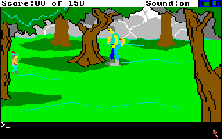 Screenshot of King's Quest (Amiga, 1984) - MobyGames