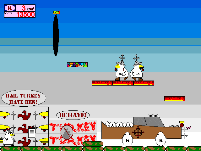 Screenshot of The Escape from the Hen-Roost (Windows, 2001) - MobyGames