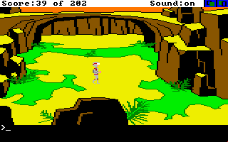 Screenshot of Space Quest: Chapter I - The Sarien Encounter (Amiga ...
