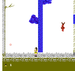 Screenshot of The Legend of Kage (NES, 1985) - MobyGames