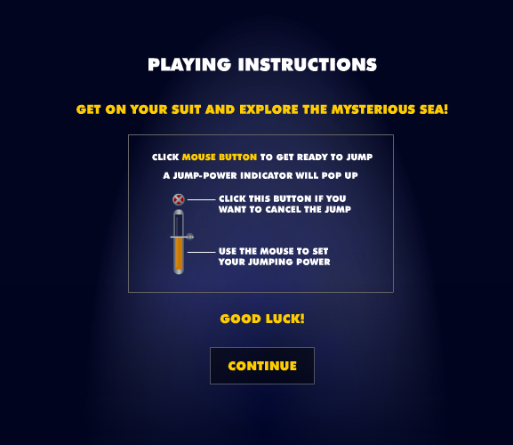 Screenshot of The Bottom of the Sea (Browser, 2002) - MobyGames