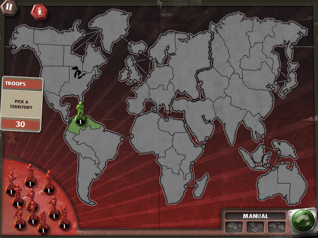 Screenshot of Risk: The Official Game (Windows, 2010) - MobyGames