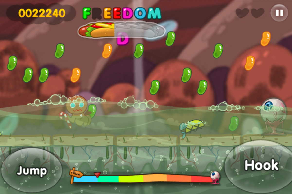 Screenshot of OvenBreak (iPhone, 2009) - MobyGames