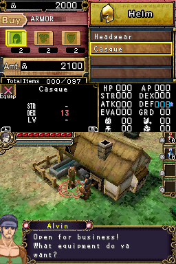Screenshot of Dungeon Explorer: Warriors of Ancient Arts (Nintendo DS ...