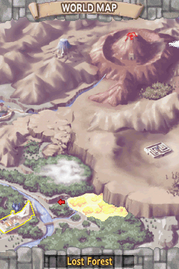 Screenshot of Dungeon Explorer: Warriors of Ancient Arts (Nintendo DS ...