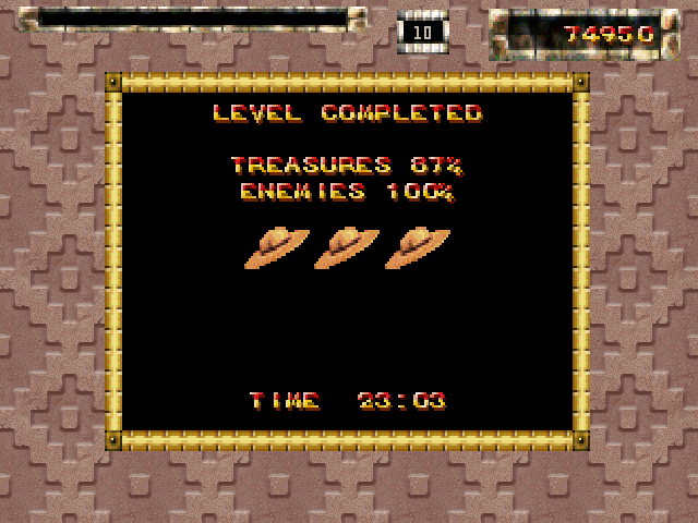 Screenshot of Montezuma's Return (DOS, 1997) - MobyGames