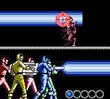 Screenshot of Saban's Power Rangers: Time Force (Game Boy Color, 2001 ...
