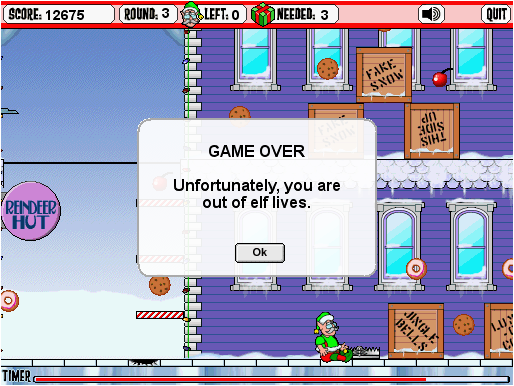 Screenshot of Adventure Elf (Browser, 2003) - MobyGames