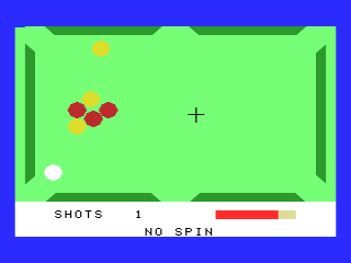 Screenshot of Minnesota Fats' Pool Challenge (MSX, 1983) - MobyGames