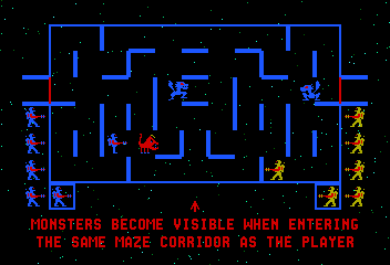 Screenshot of Wizard of Wor (Arcade, 1981) - MobyGames