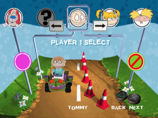 Screenshot of Nicktoons Racing (PlayStation, 2000) - MobyGames