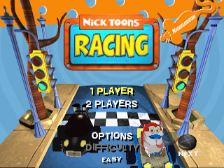 Screenshot of Nicktoons Racing (PlayStation, 2000) - MobyGames