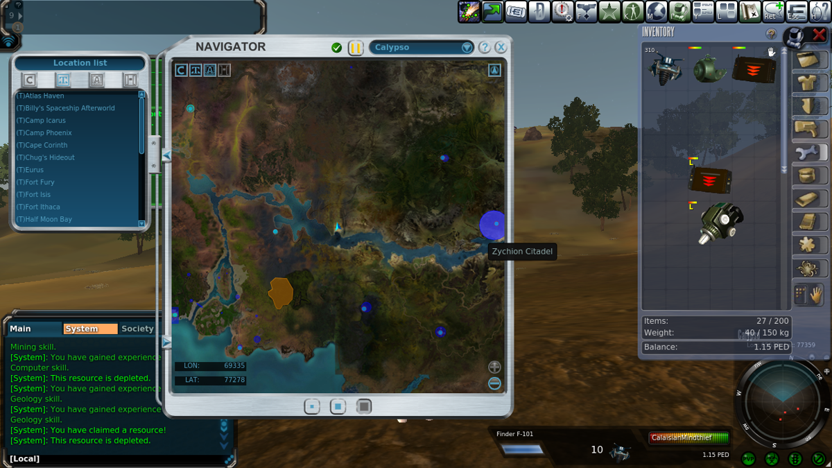 Screenshot of Entropia Universe (Windows, 2003) - MobyGames