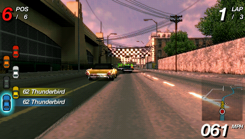 Screenshot of Ford Bold Moves Street Racing (PSP, 2006) - MobyGames
