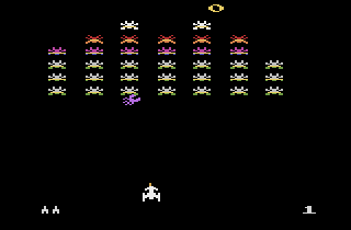 Screenshot of Galaxian Arcade (Atari 2600, 2002) - MobyGames