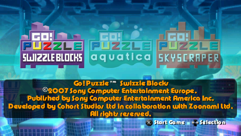 Screenshot of Go! Puzzle (PSP, 2007) - MobyGames