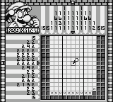 Screenshot of Mario's Picross (Game Boy, 1995) - MobyGames