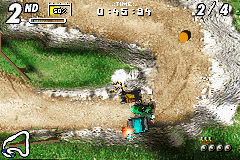 Screenshot of Karnaaj Rally (Game Boy Advance, 2002) - MobyGames
