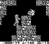 Screenshot of Metroid II: Return of Samus (Game Boy, 1991) - MobyGames
